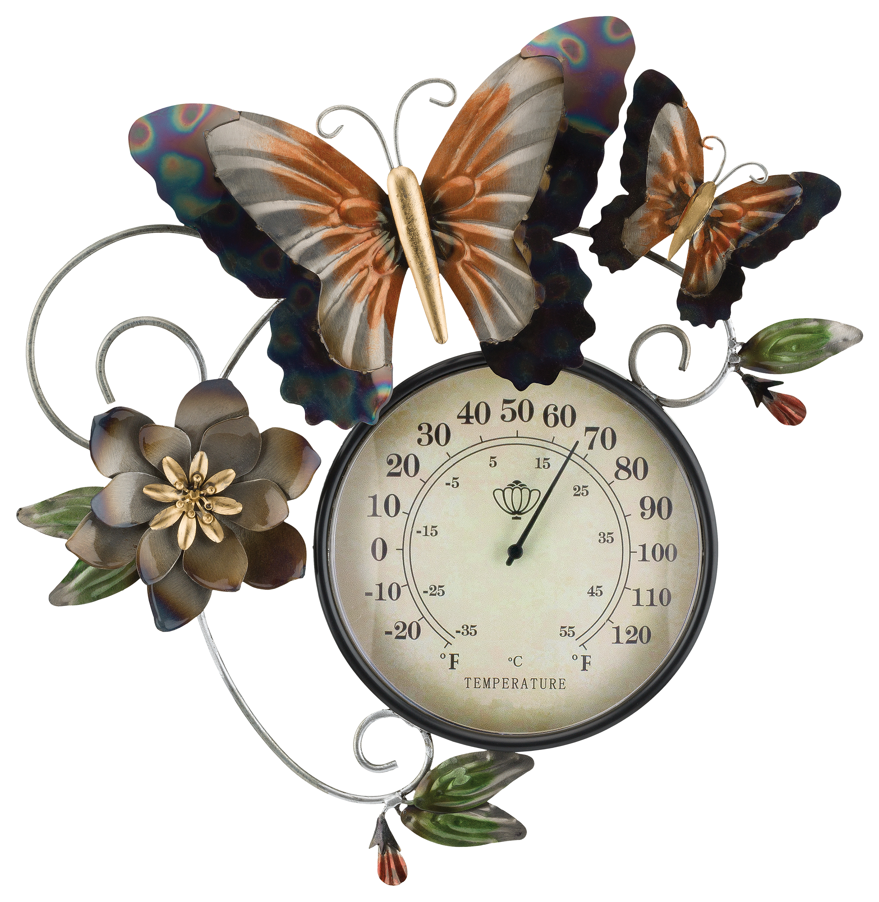 Regal Art & Gift Butterfly Thermometer Metallic Wall Decor | Bass Pro Shops
